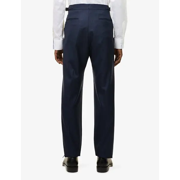 UMIT BENAN Tailored Cotton-silk Trousers