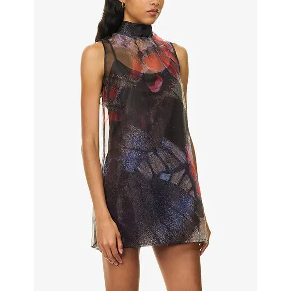 Staud Albee Organza Mini Dress