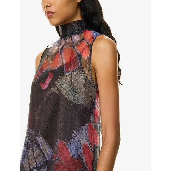 Staud Albee Organza Mini Dress