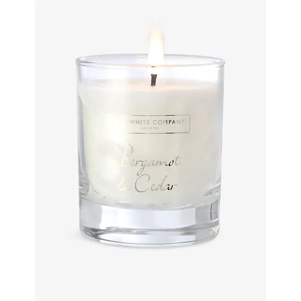 THE WHITE COMPANY Bergamot & Cedar Scented Mineral-wax Candle 140g - No Colour