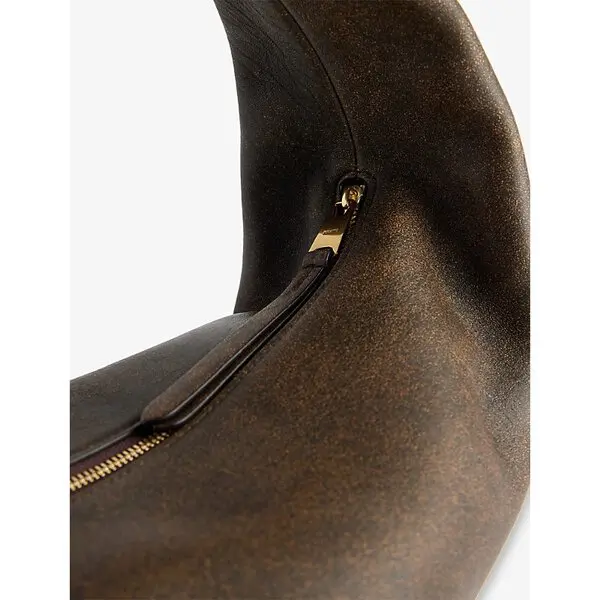 Khaite Olivia Medium Leather Hobo Bag