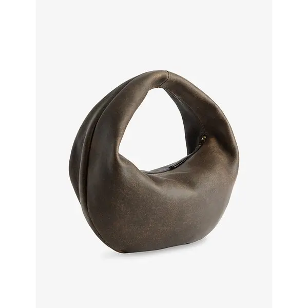 Khaite Olivia Medium Leather Hobo Bag