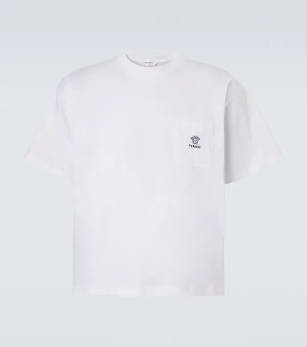 Versace Medusa Cotton Jersey T-shirt - White