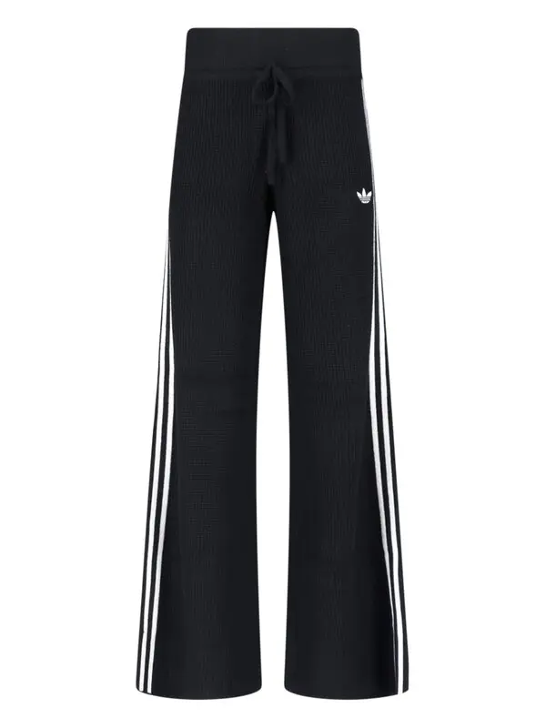Adidas Wide Leg Knit Track Pants