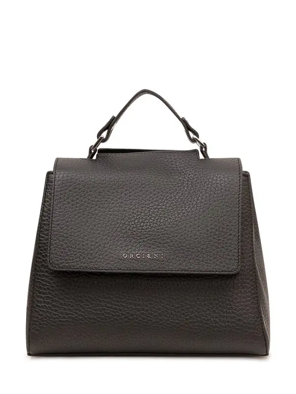 Orciani Mini Soft Shopper Bag With Artistic Design