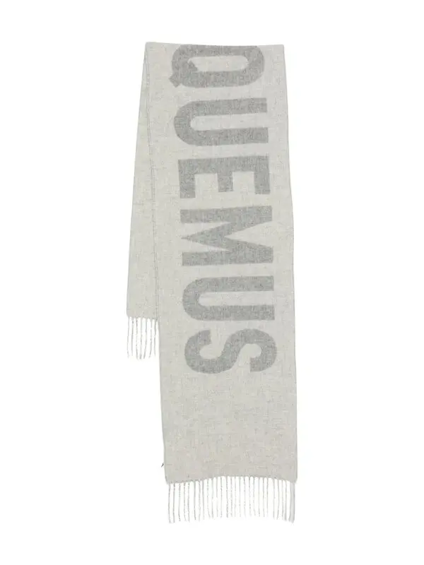 Jacquemus Logo Wool Scarf
