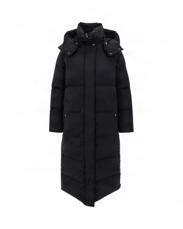 Woolrich Long Hooded Puffer Coat