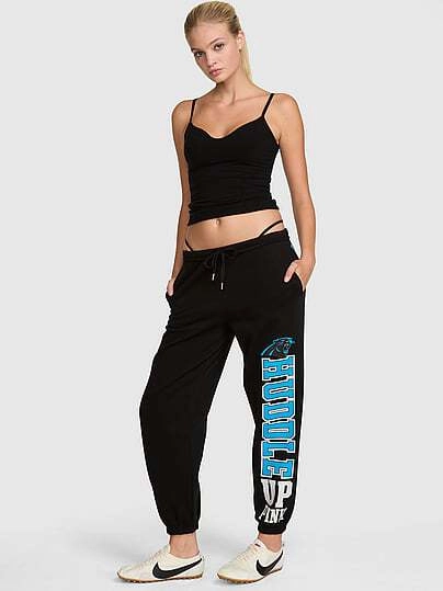 Pink Nfl Collection Campus Fleece™ Bling Sweatpants - Black