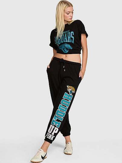 Pink Nfl Collection Campus Fleece™ Bling Sweatpants - Black