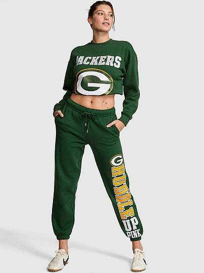 Pink Nfl Collection Campus Fleece™ Bling Sweatpants - Green