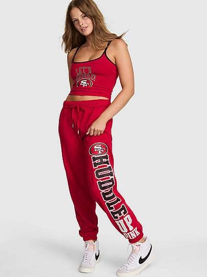 Pink Nfl Collection Campus Fleece™ Bling Sweatpants - Red