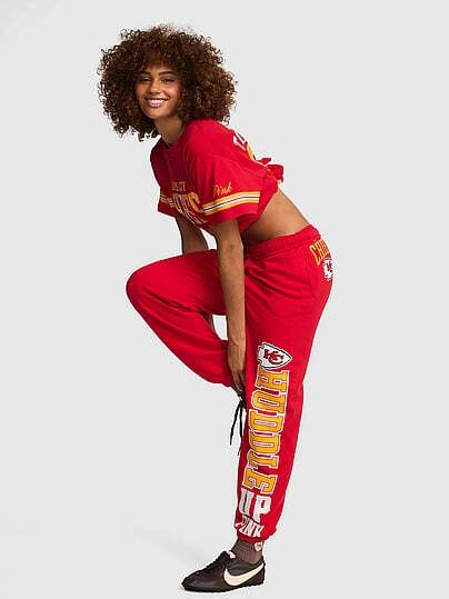 Pink Nfl Collection Campus Fleece™ Bling Sweatpants - Red