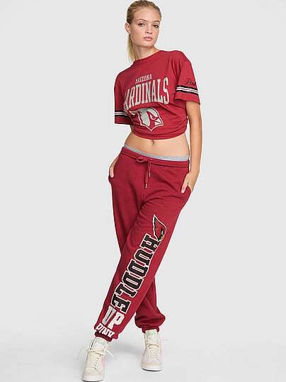 Pink Nfl Collection Campus Fleece™ Bling Sweatpants - Red