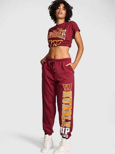 Pink Nfl Collection Campus Fleece™ Bling Sweatpants - Red