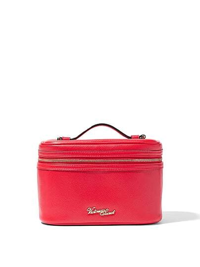Victoria's Secret Luxe Mini Travel Vanity Case - Red