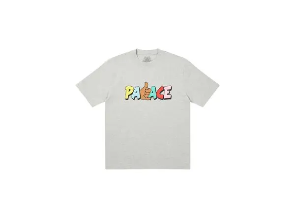 PALACE Shitfaced Shaka T-shirt - Grey Marl