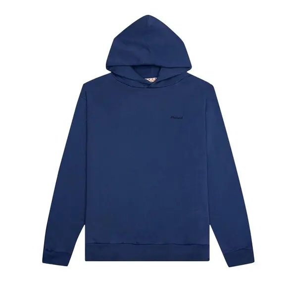Marni Brushed Logo Hoodie 'ocean