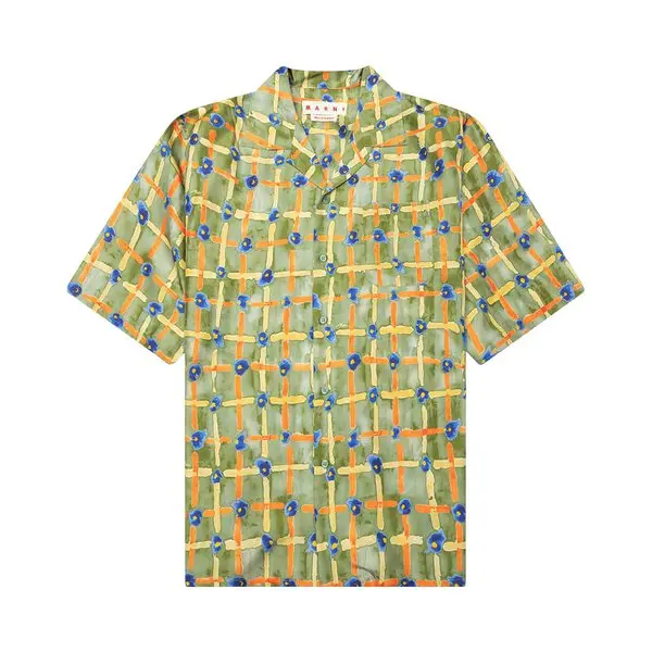 Marni Short-sleeve Shirt 'leaf