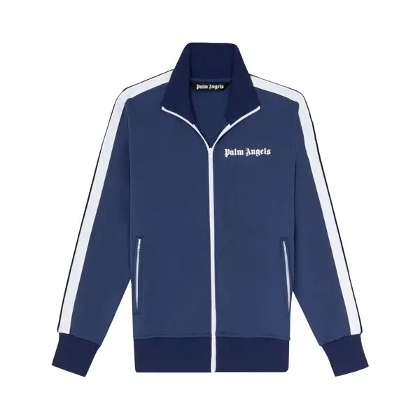 Palm Angels Classic Track Jacket 'navy /white - Blue