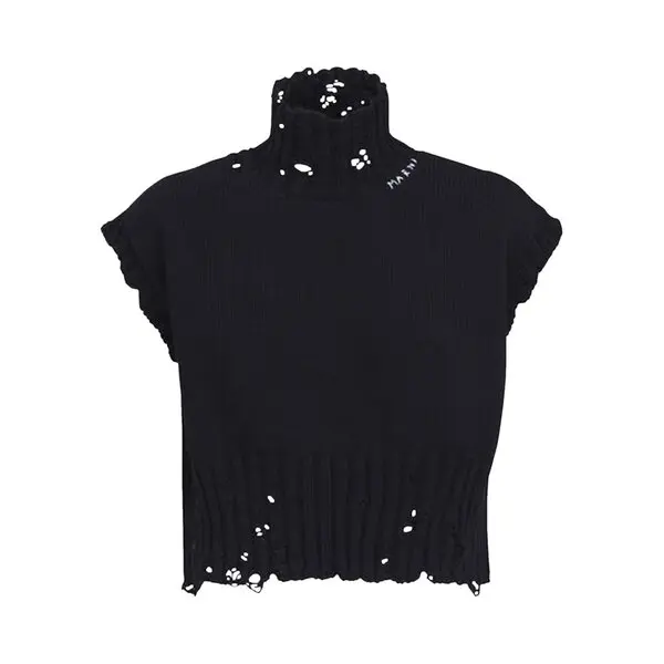 Marni Dishevelled Turtleneck Sweater
