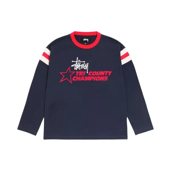 StÜssy Long-sleeve Ringer Tee 'ink