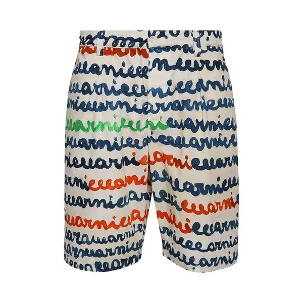 Marni Scribble Logo Shorts