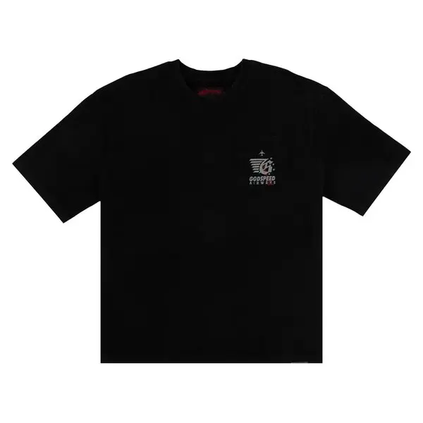 GODSPEED Air Paris Pocket T-shirt - Black