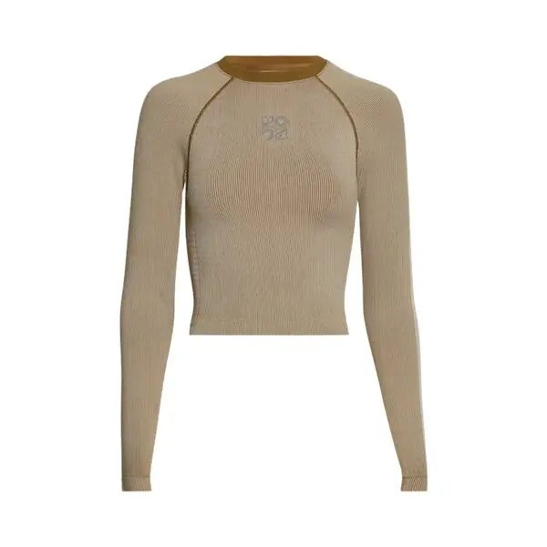 On X Loewe Lg Sleeve Top 'ivory - Cream