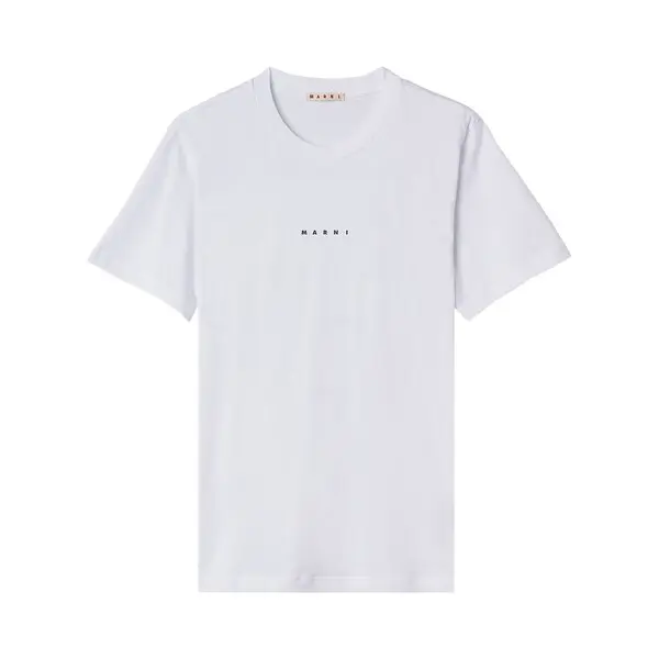 Marni Organic Cotton Jersey Logo T-shirt 'lily