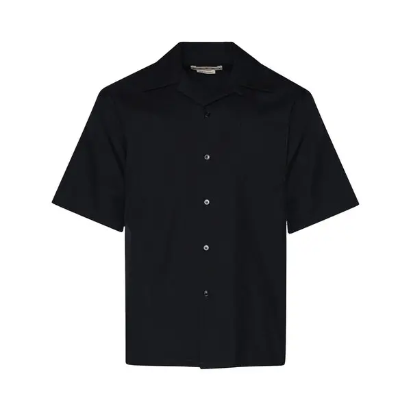 Marni Boxy Fit Tropical Bowling Shirt /black