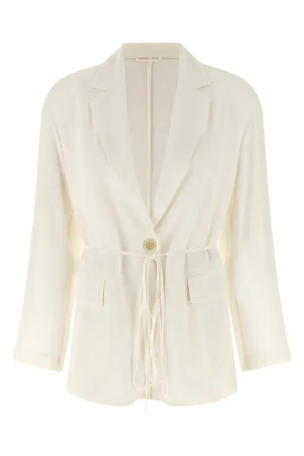 Brunello Cucinelli Silk Crêpe Blazer
