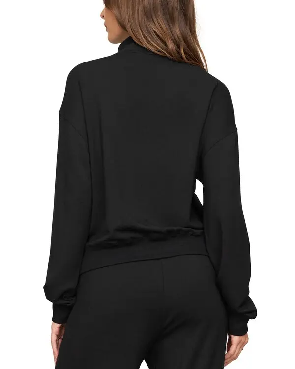 Z Supply Gate Check Half Zip Sweatshirt