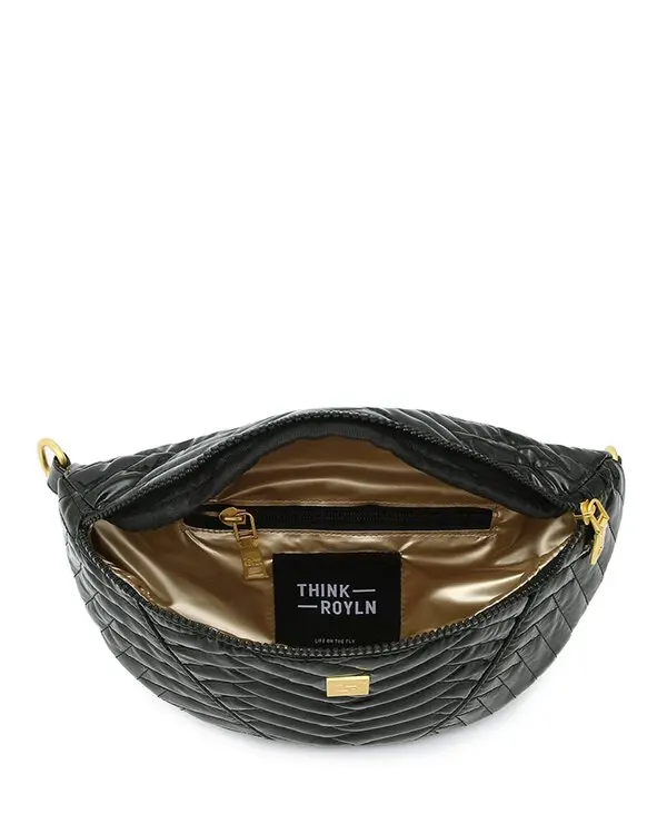 THINK ROYLN Little Runway Medium Quilted Crossbody