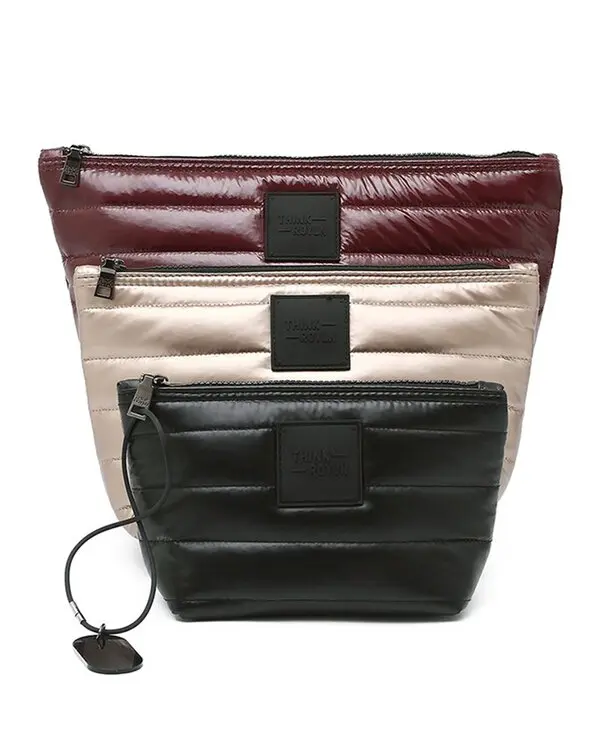 THINK ROYLN Travel Trio Quilted Organizational Pouches