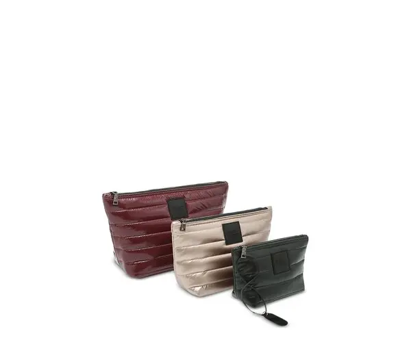 THINK ROYLN Travel Trio Quilted Organizational Pouches