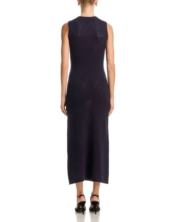Eleventy Round Neck Cashmere Sleeveless Dress