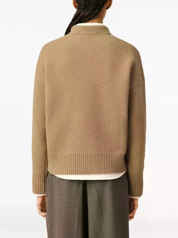 AMI Paris De Coeur Intarsia-knit Jumper
