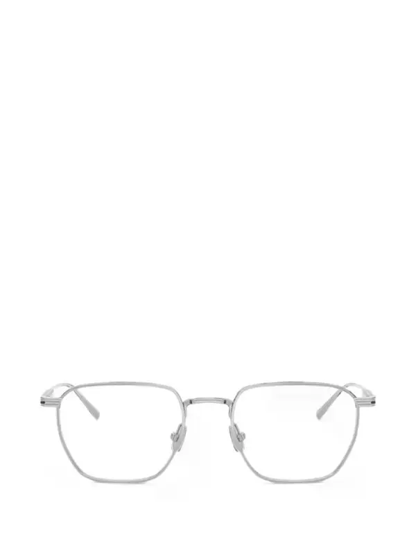 Brunello Cucinelli Tyler Geometric-frame Glasses - Silver