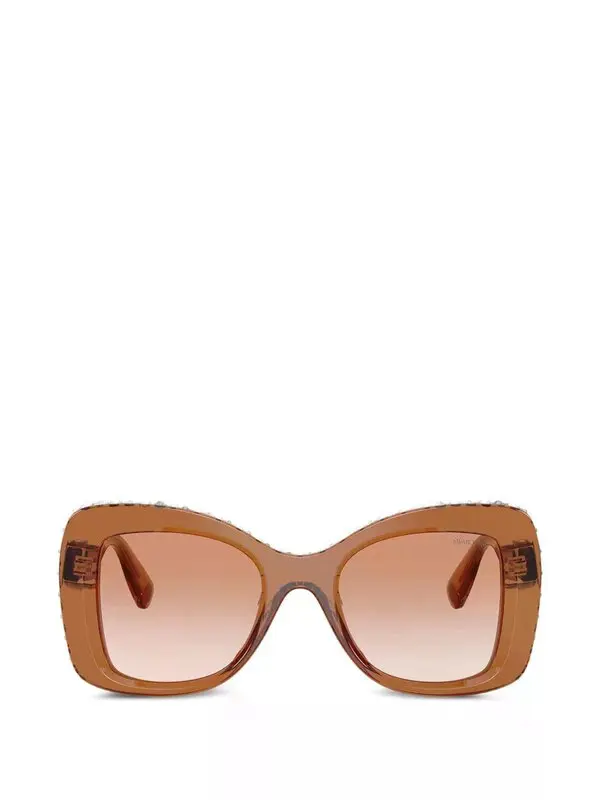 SWAROVSKI Embellished Geometric Sunglasses