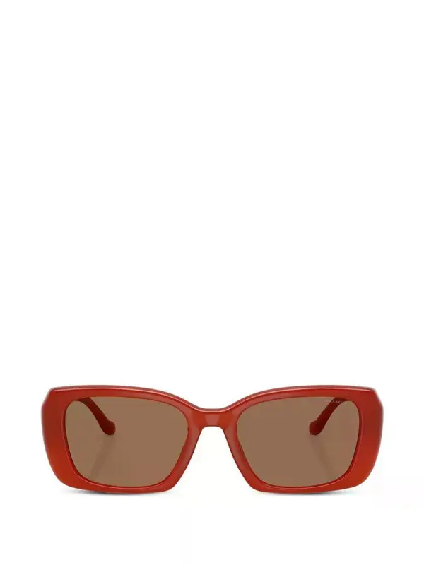 COACH Logo-plaque Rectangle-frame Sunglasses