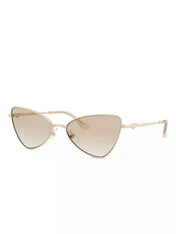 JIMMY CHOO Metal Cat-eye Sunglasses