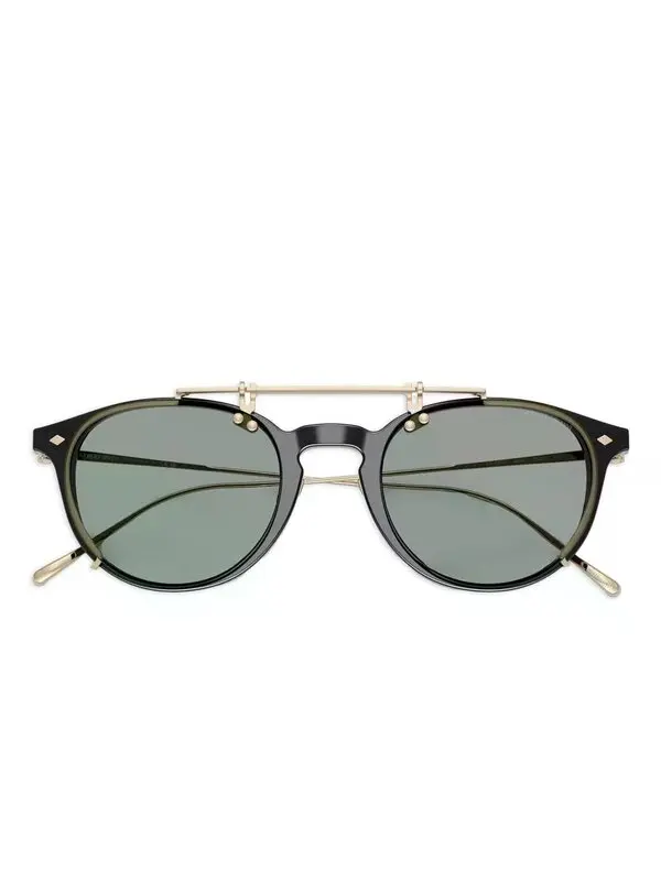 Giorgio Armani Clip-on Round Glasses