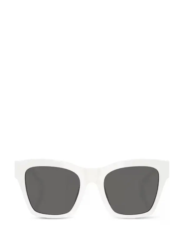 Dolce & Gabbana Dg Crossed Logo-plaque Cat-eye Sunglasses