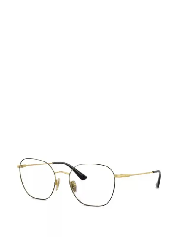 VOGUE EYEWEAR Round Frame Eyeglasses With -tone Details - Gold