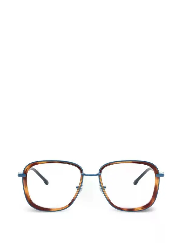 DIESEL® Tortoiseshell-effect Square-frame Glasses