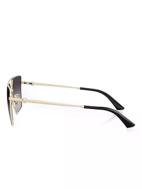 JIMMY CHOO Embellished Square-frame Sunglasses
