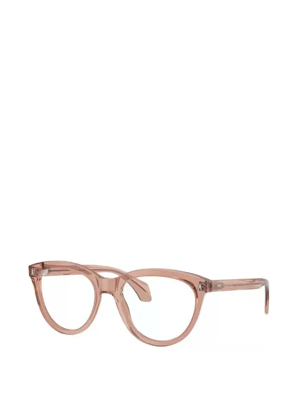 Moncler Transparent Round Glasses