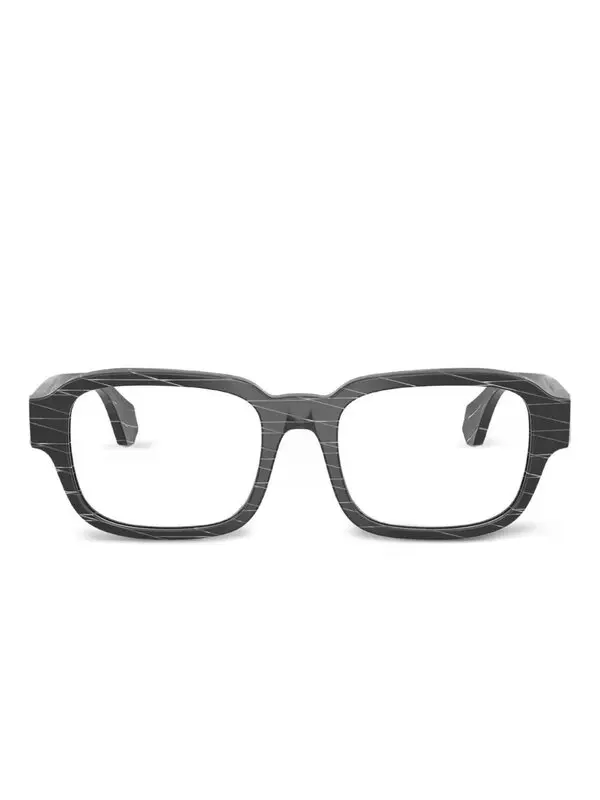 ALAIN MIKLI Acetate Square Frame Eyeglasses