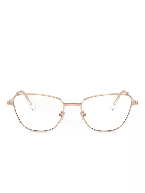 SWAROVSKI Cat-eye Frame Glasses - Gold
