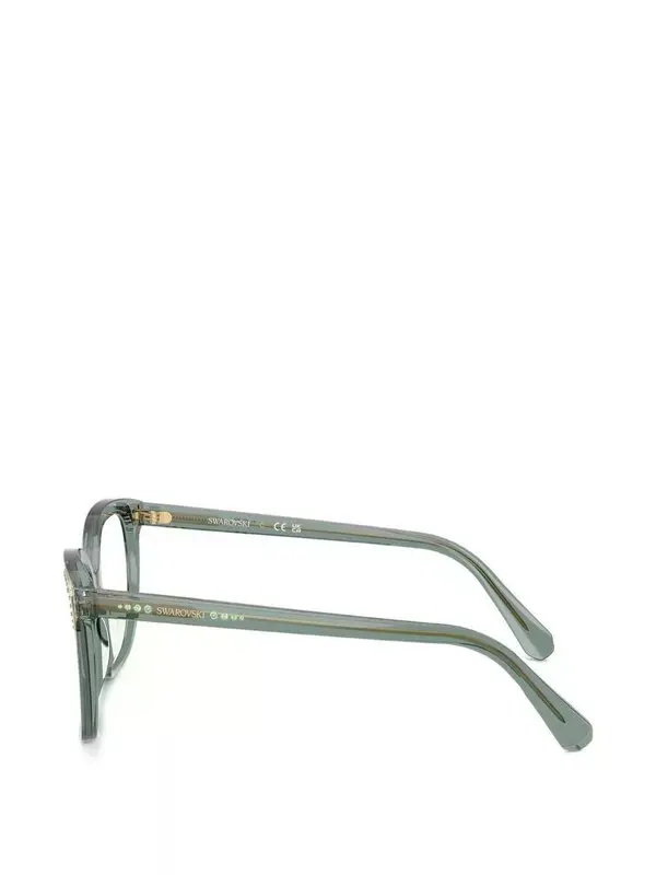 SWAROVSKI Crystal-embellished Square-frame Glasses